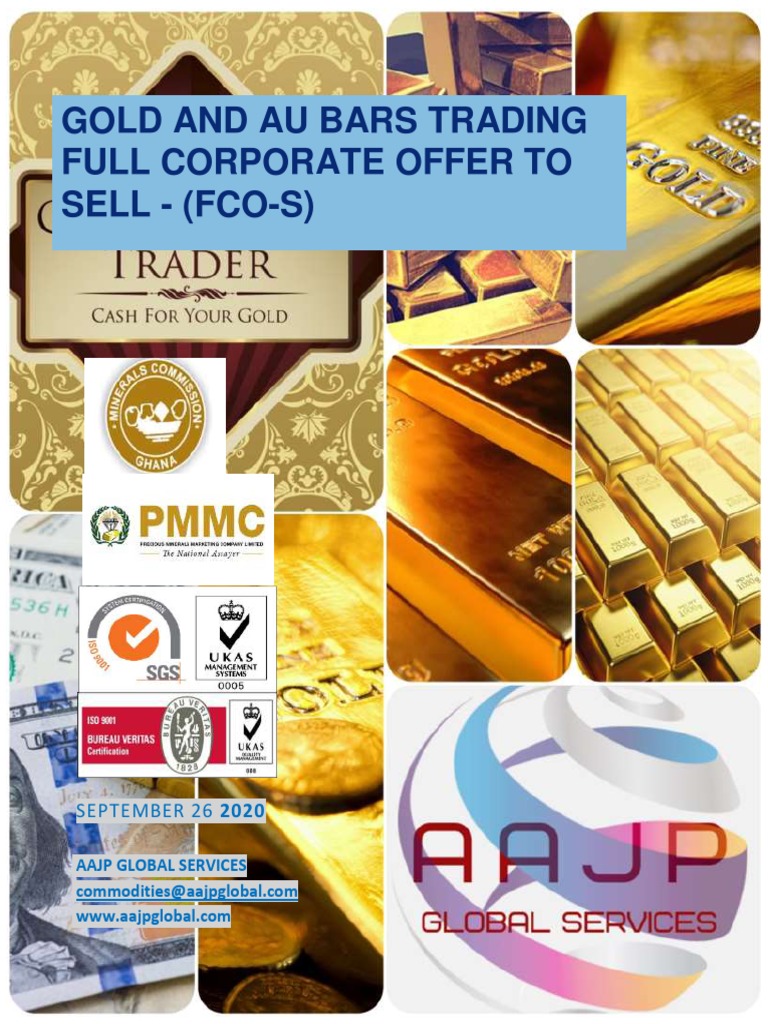 Gold and Au Bars Trading Full Corporate Offer To Sell - (Fco-S) | PDF ...