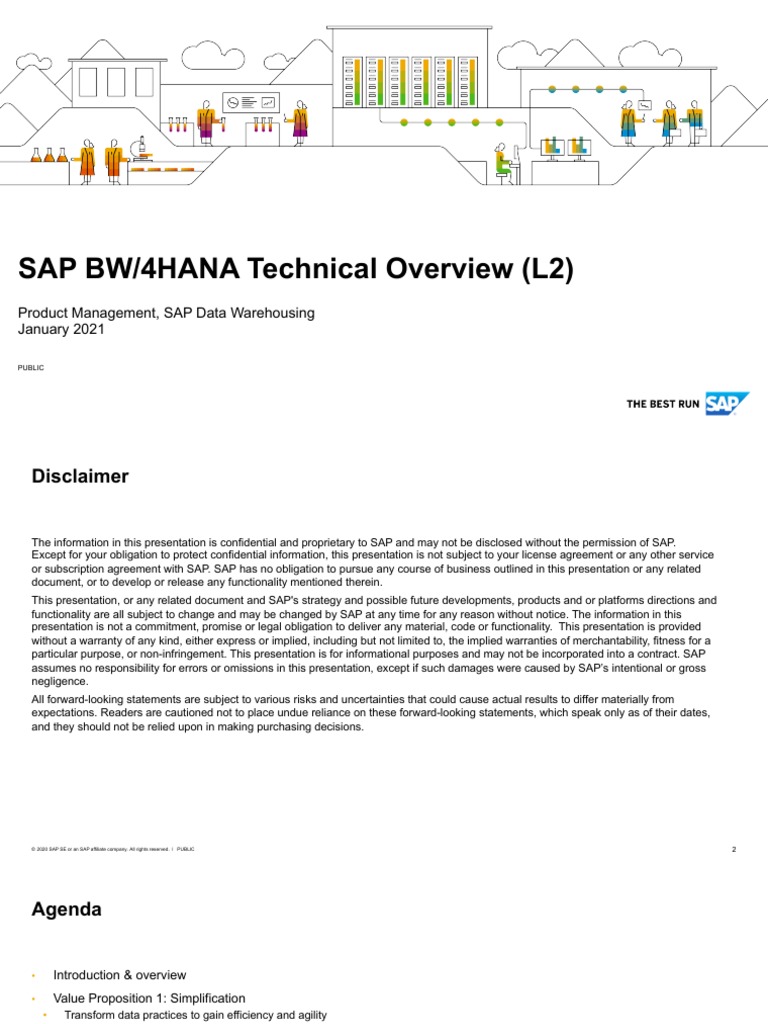 Sap Bw-4hana Overview | PDF | Data Warehouse | Cloud Computing