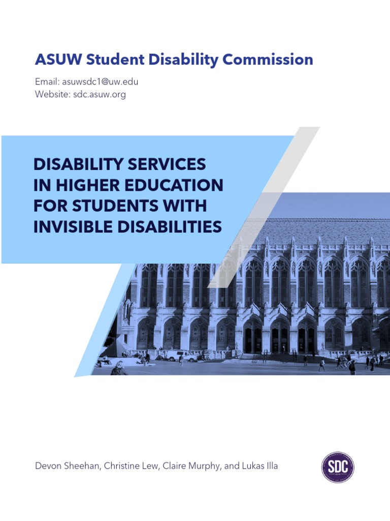 Policy Brief - Disability Services in Higher Education For Students ...
