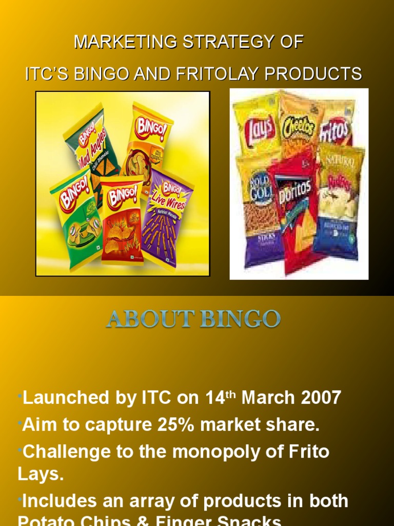 Marketing Strategy of Itc'S Bingo and Fritolay Products | PDF ...