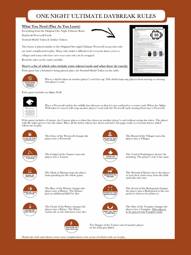 Daybreak Rules | PDF