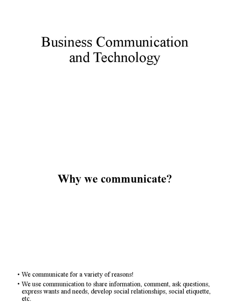 The Evolution of Business Communication Technologies: How Digital Tools ...