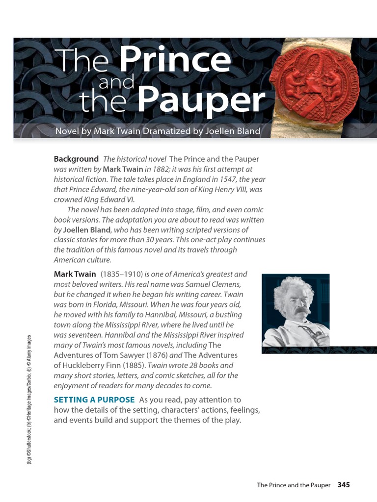 The Prince and The Pauper | PDF | Mark Twain | The Prince And The Pauper
