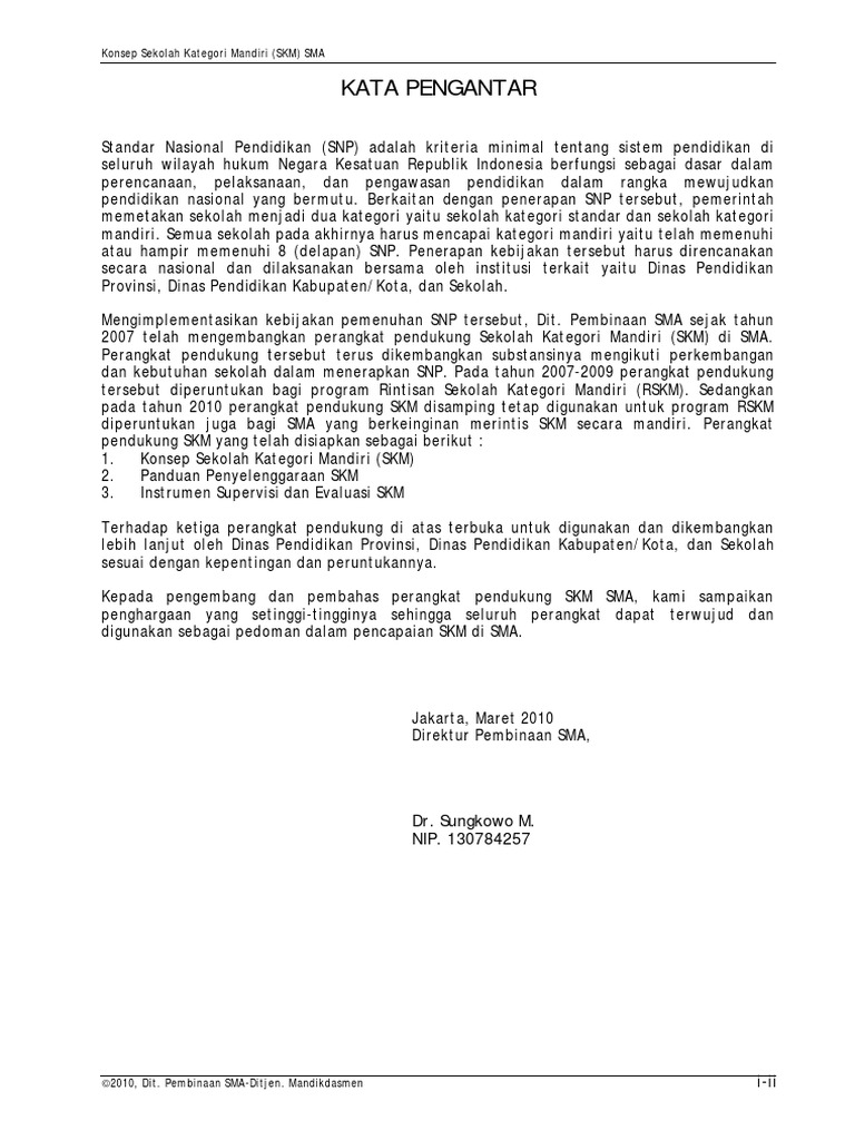 Konsep SKM SMA, 080410 - KT Peng - Final | PDF