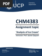 Overrun Calculations in Ice Cream | PDF | Litre | Density