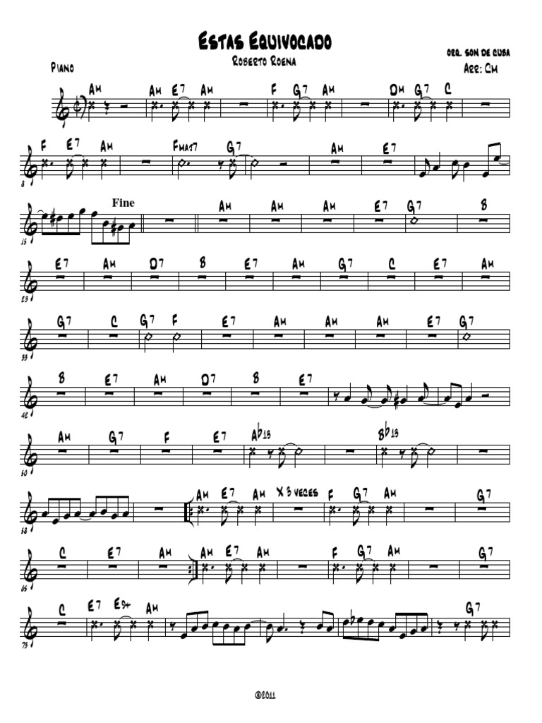 Son de Cuba - Piano | PDF