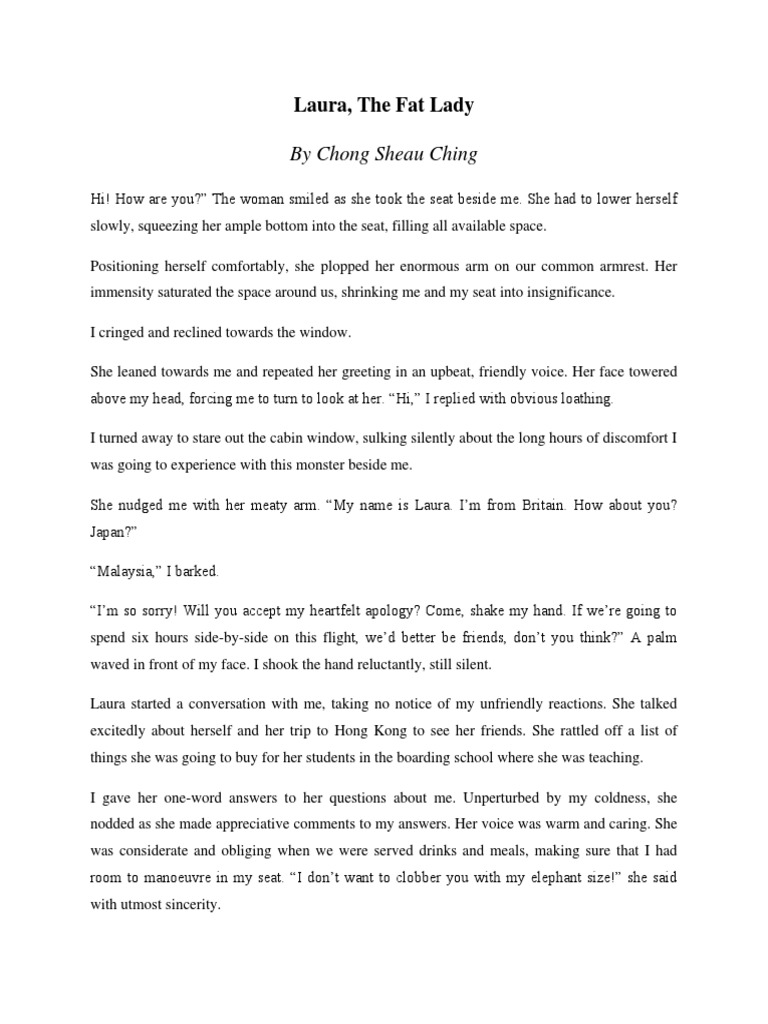 Laura, The Fat Lady | PDF