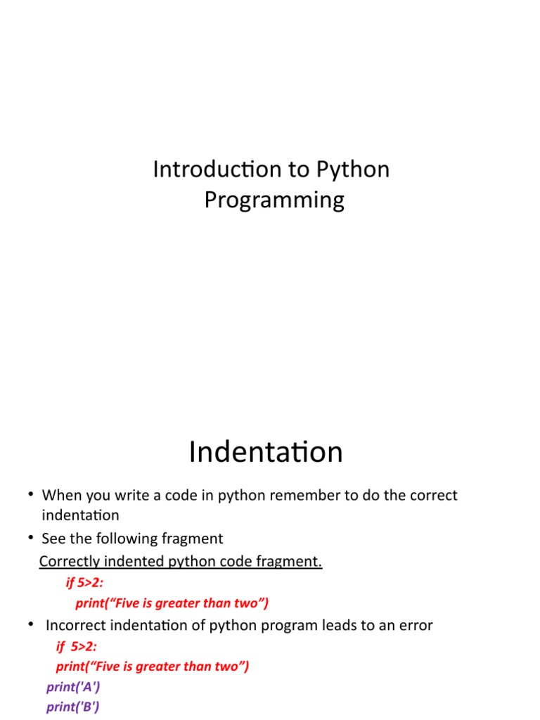 Introduction Yo Python Programming | Download Free PDF | Boolean Data ... Introduction Yo Python Programming | Download Free PDF | Boolean Data ...