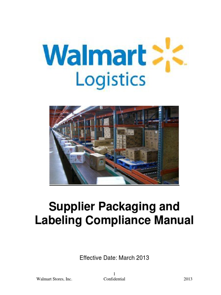 Supplier Packaging and Labeling Compliance Manual | PDF | Packaging And ...