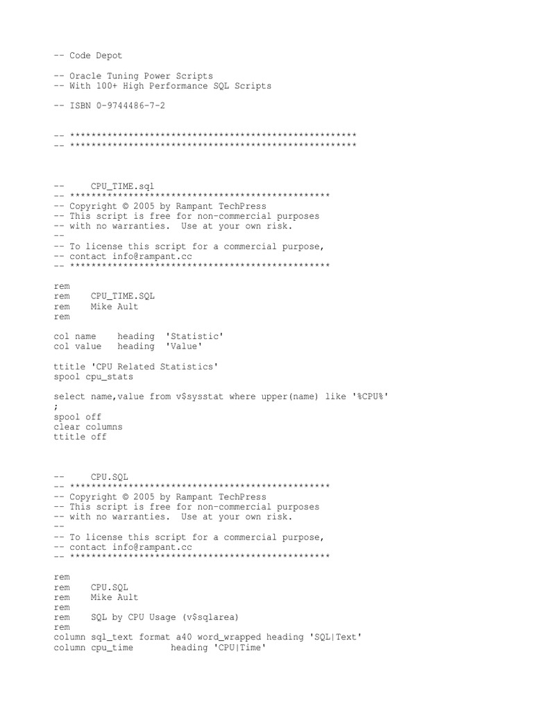 Power Scripts Code Depot | PDF | Application Software | Information ...