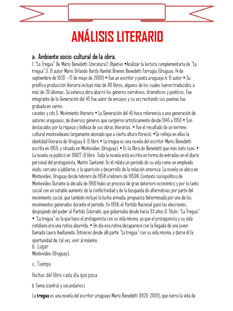 Análisis Literario 2020 | PDF