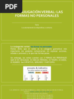 Formas Personales y No Personales del Verbo | PDF | Verbo | Morfología ...