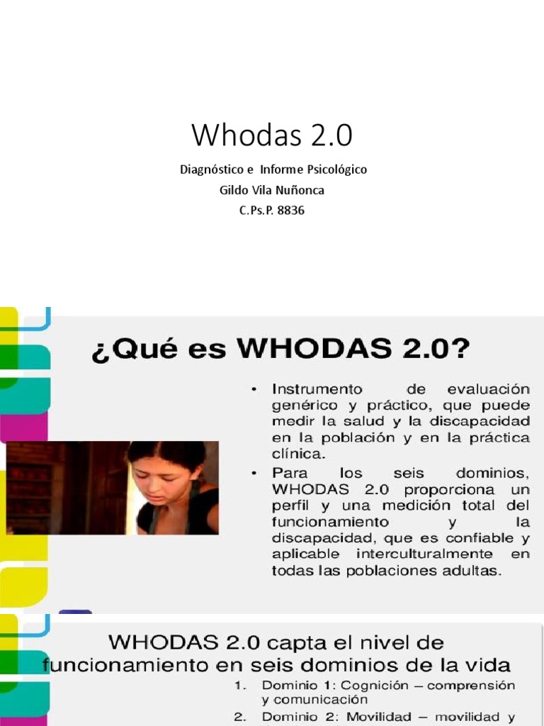 Whodas 2.0 | PDF
