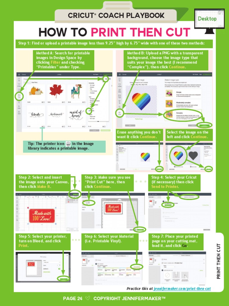 Your Free Page From The Cricut Coach Playbook! | PDF
