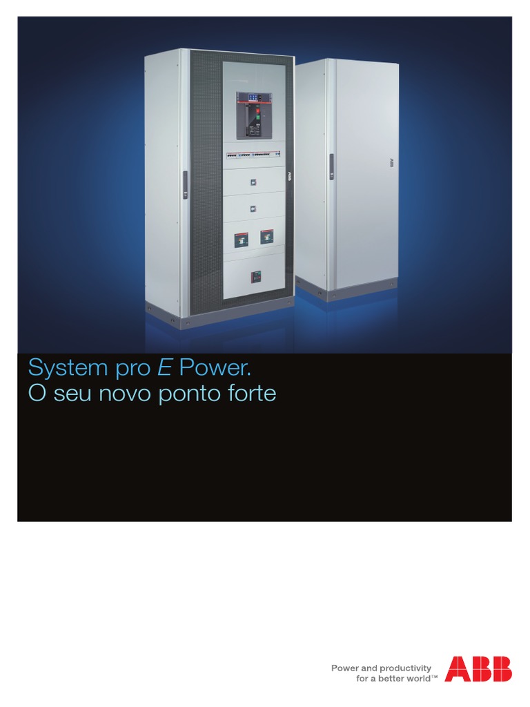 System Pro E Power-Folheto-PT | PDF | Fiação elétrica | Parafuso