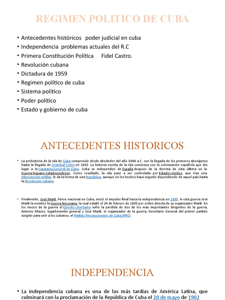 Regimen Politico de Cuba | PDF | Cuba | Fidel Castro