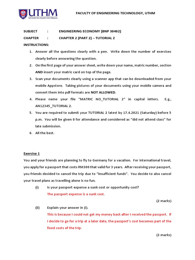 Tutorial2 28answer 29 | PDF | Option (Finance) | Stocks