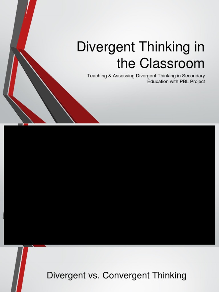 Divergent Thinking | PDF | Creativity | Books