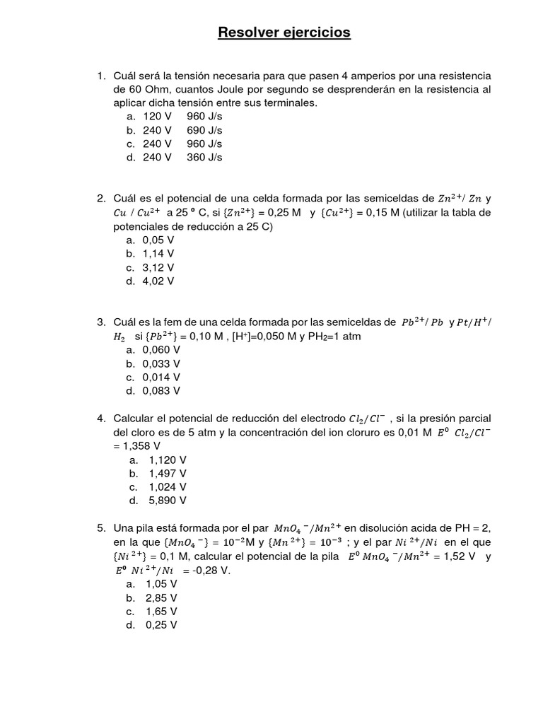 S09.s1-Resolver Ejercicios | PDF