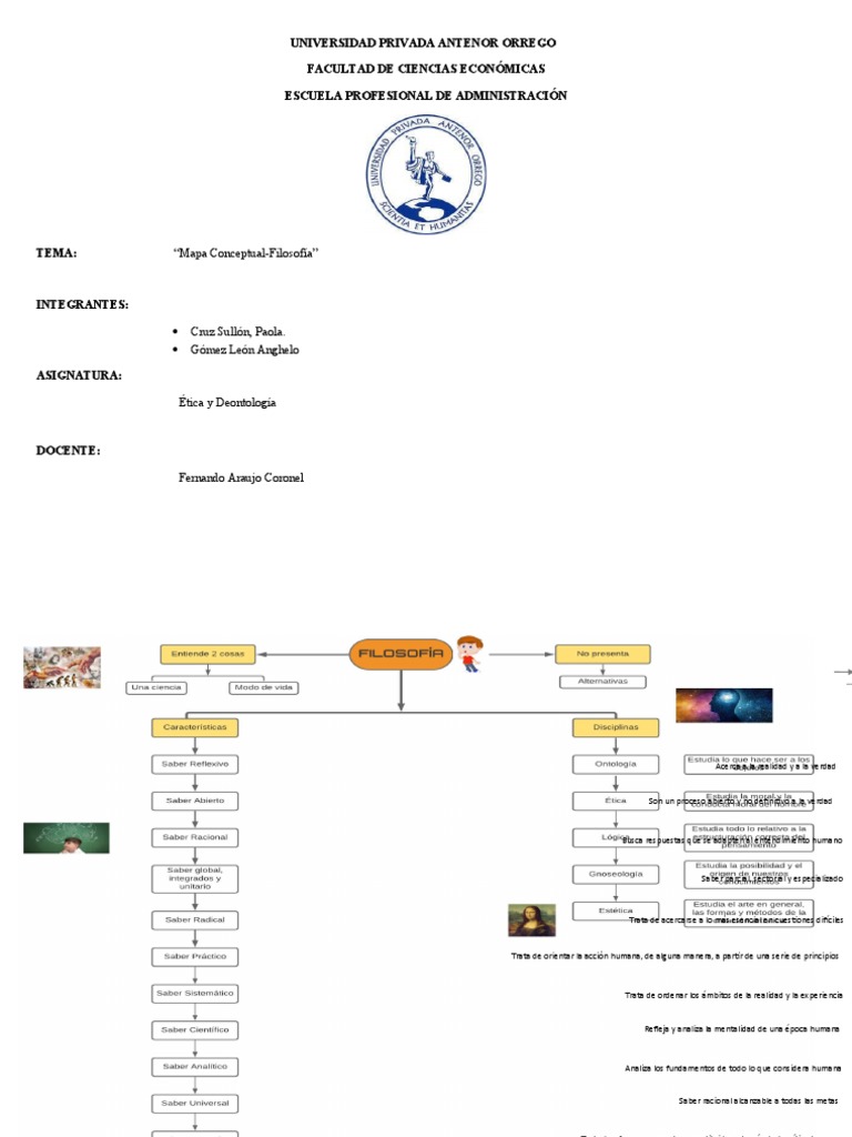 Mapa Conceptual De Filosofía Pdf Ciencia Y Matemáticas