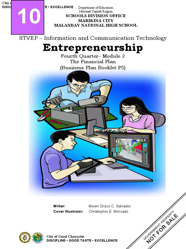 Stvep-Entrep Grade10 Qtr4 Week5-8 Module2 | PDF | Loans | Equity (Finance)