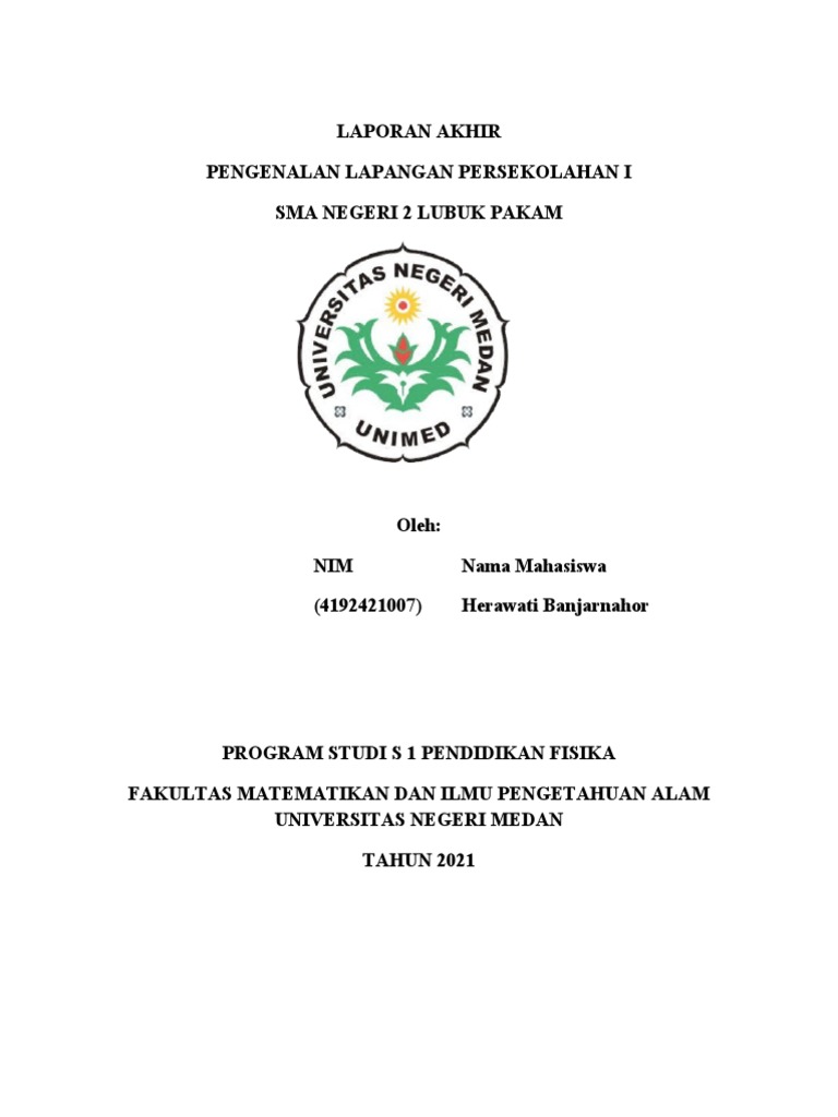 Laporan PLP 1 Herawati | PDF