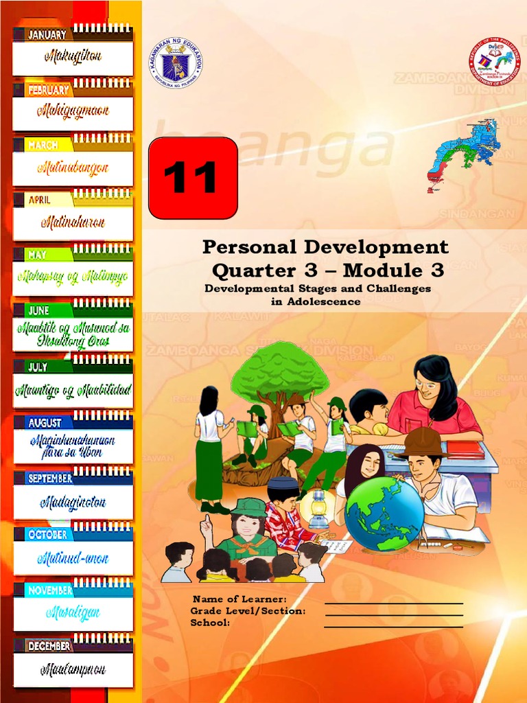 Personal Development Quarter 3 - Module 3: Developmental Stages and ...