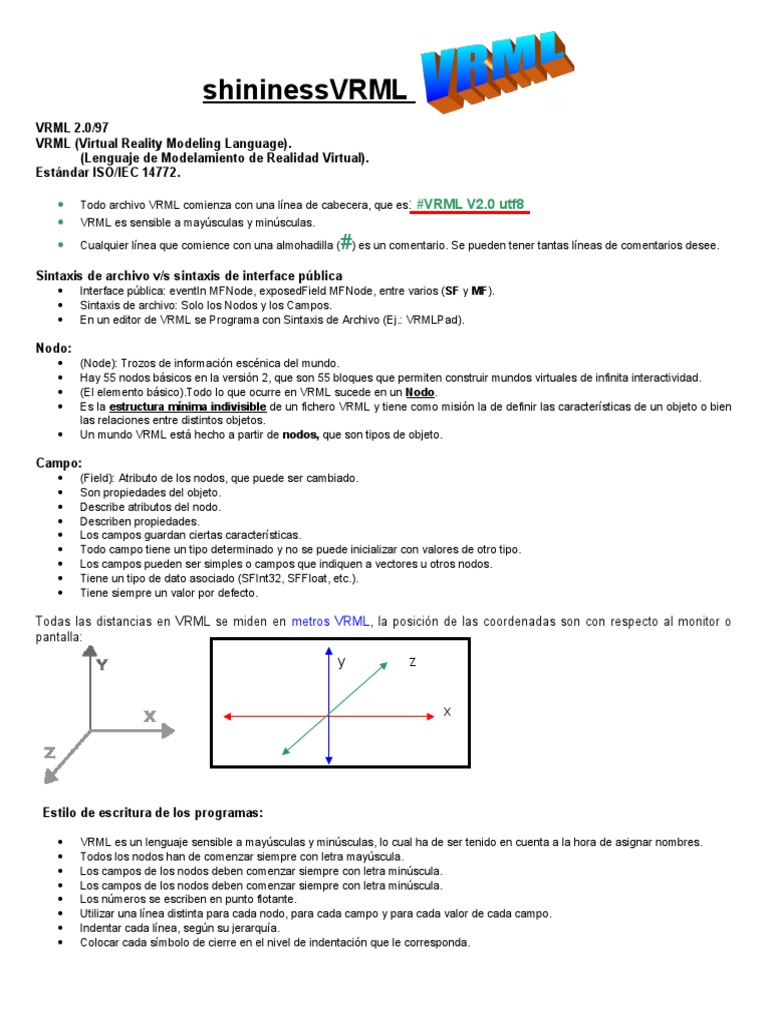 Recopilacion VRML - 2.0-97 Librillo | PDF | Modelo de color Rgb | Píxel