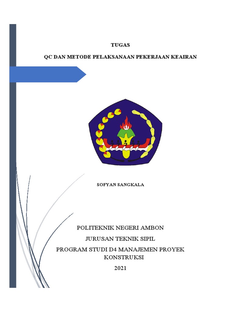 TUGAS QC. PENGAIRAN - Sofyan Sangkala | PDF