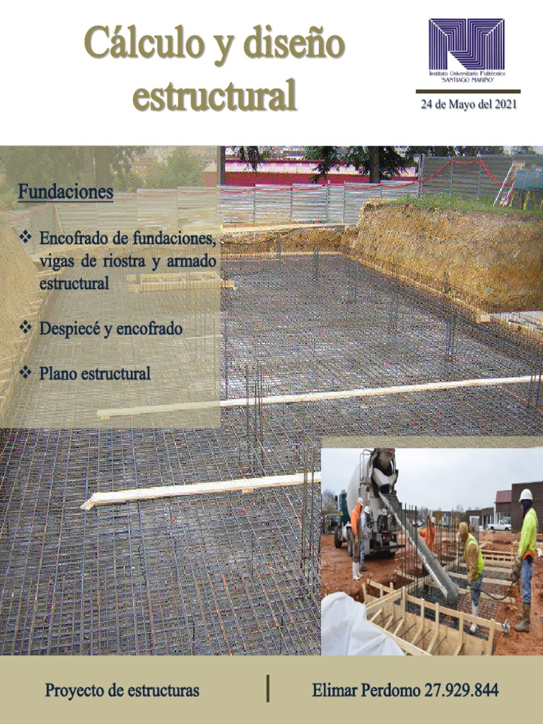Calculo y Diseño Estructural - Fundaciones y Vigas Riostras | PDF ...