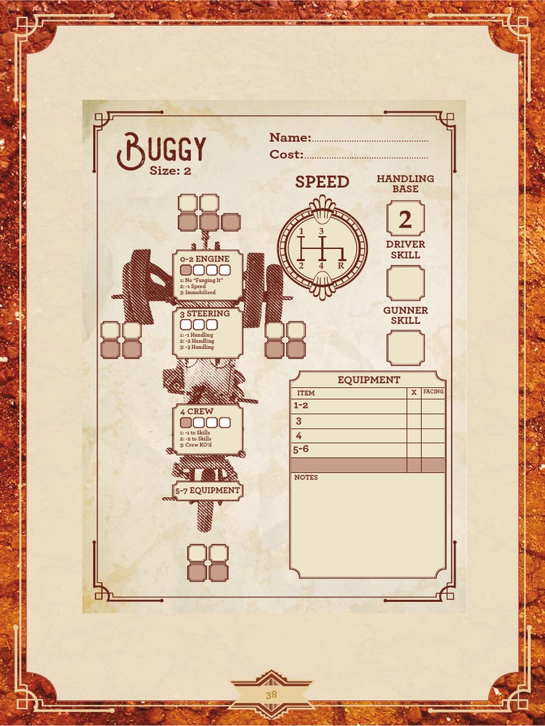 Buggy Template | PDF
