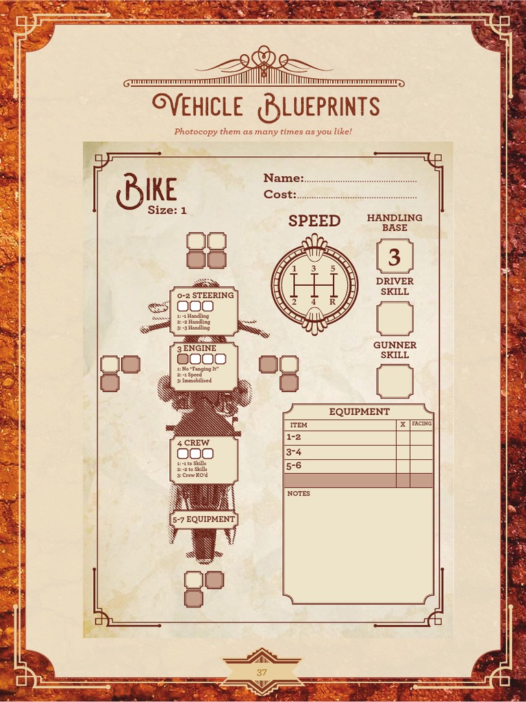Bike Template | PDF