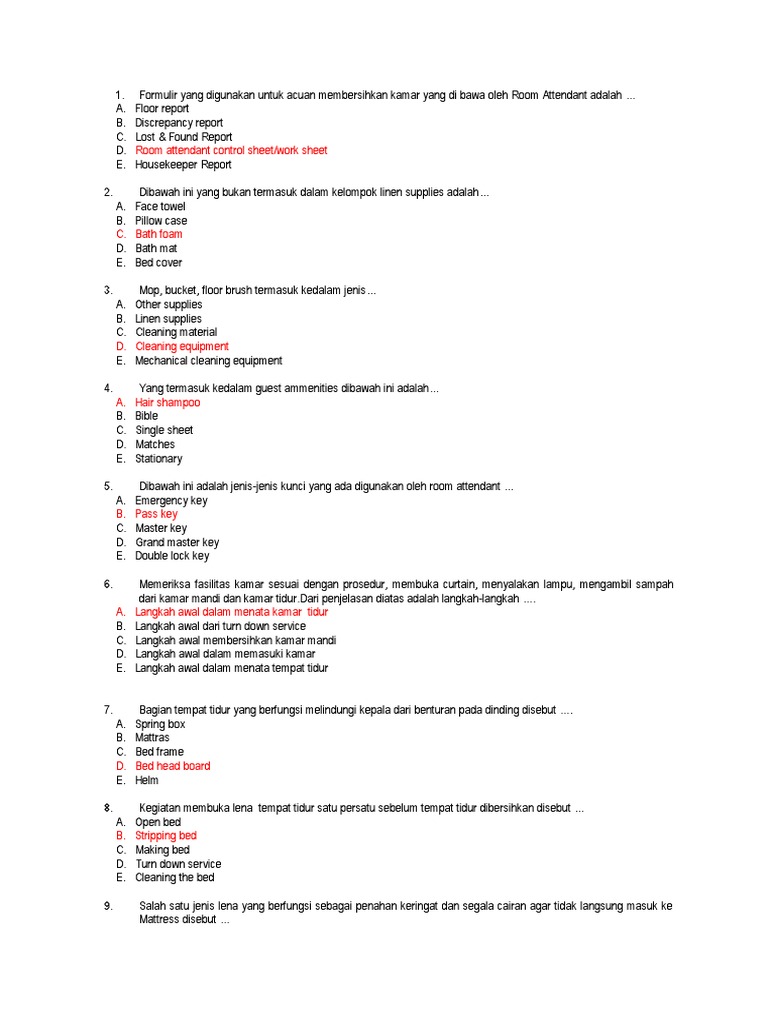 Contoh Soal HK | PDF