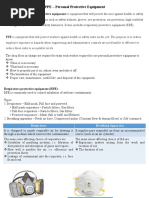 RPE Monthly Inspection Checklist | PDF | Occupational Safety And Health ...