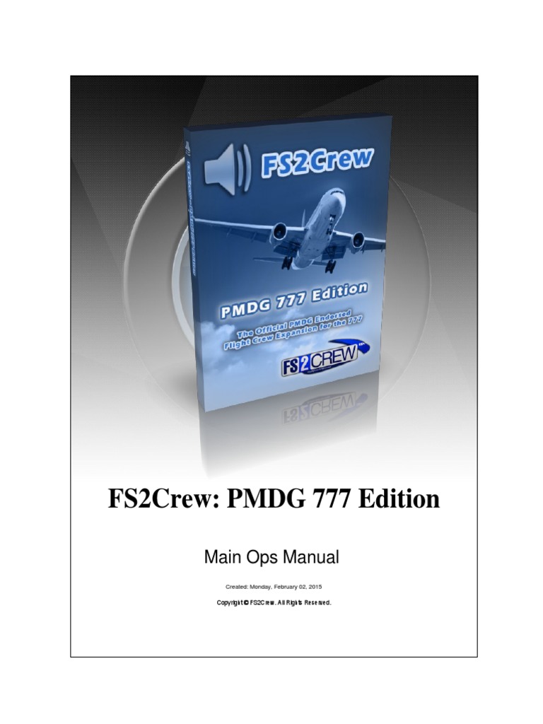 FS2Crew PMDG 777 Manual | PDF | Windows 7 | Windows Vista