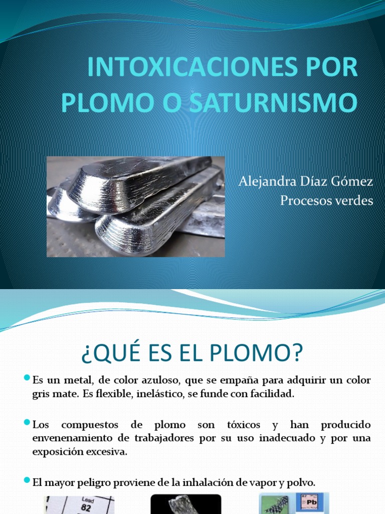 Intoxicación Por Plomo | PDF