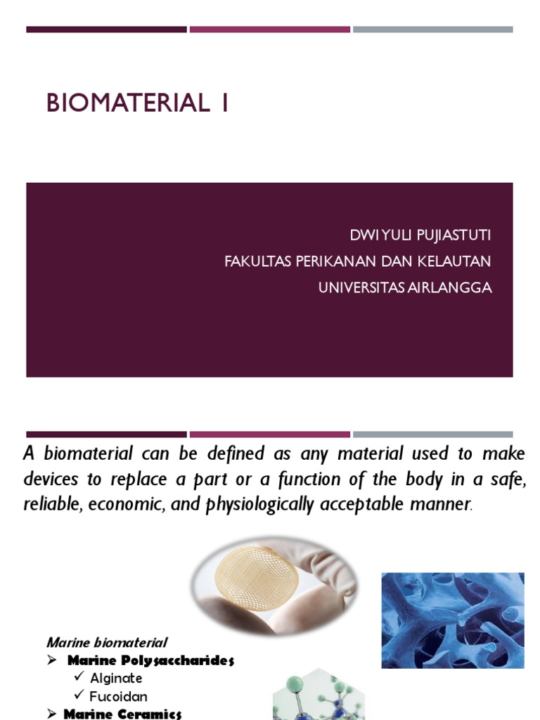 Biomaterial 1 | PDF