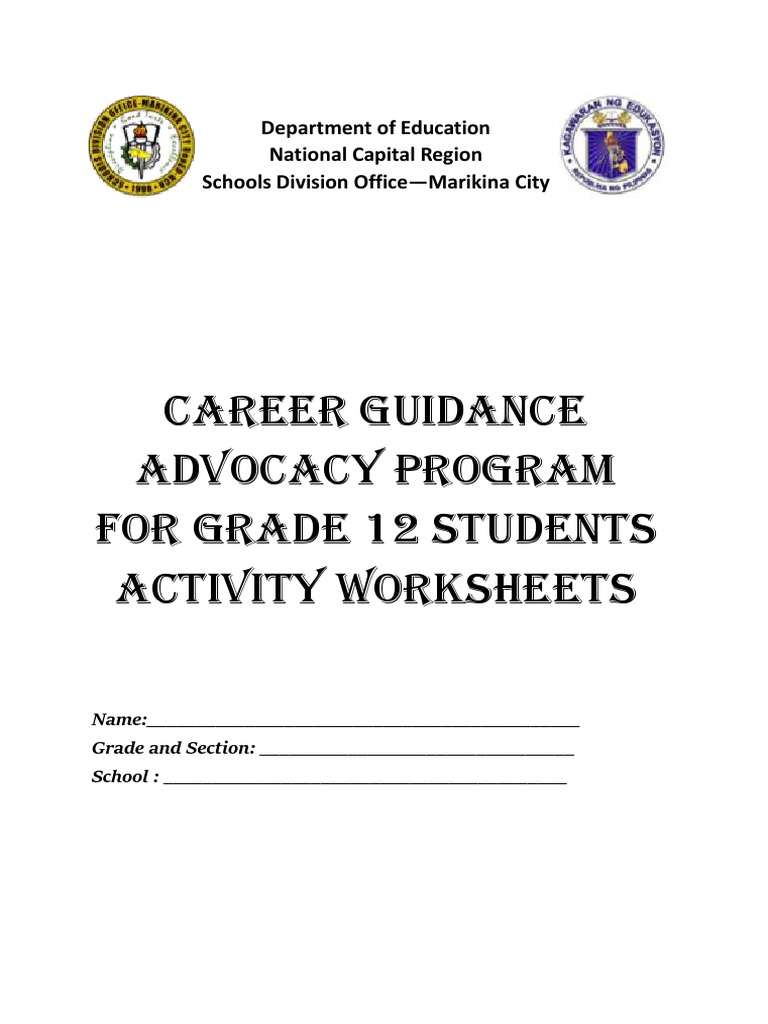 CGAP-Grade-12 Worksheet | PDF | Finger | Hand