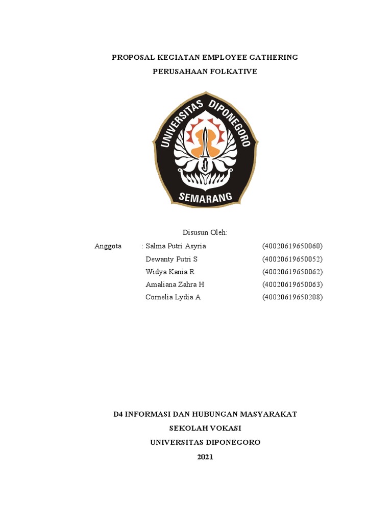 Proposal Kegiatan Employee Gathering | PDF