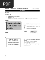 KET 4. Answers | PDF