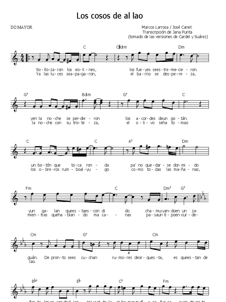 C - Los Cosos de Al Lao | PDF | Música clásica | Ocio
