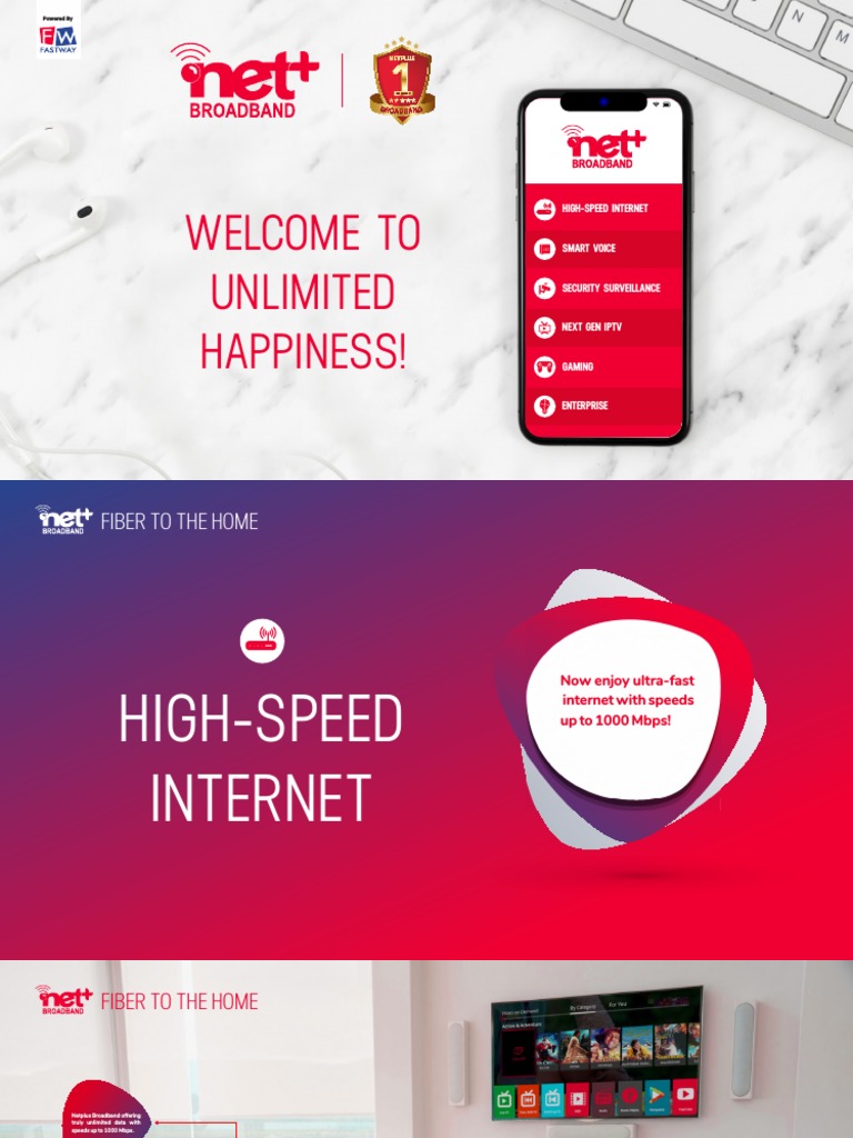 Netplus E-Brochure - 2021 | PDF | Fiber To The X | Wi Fi