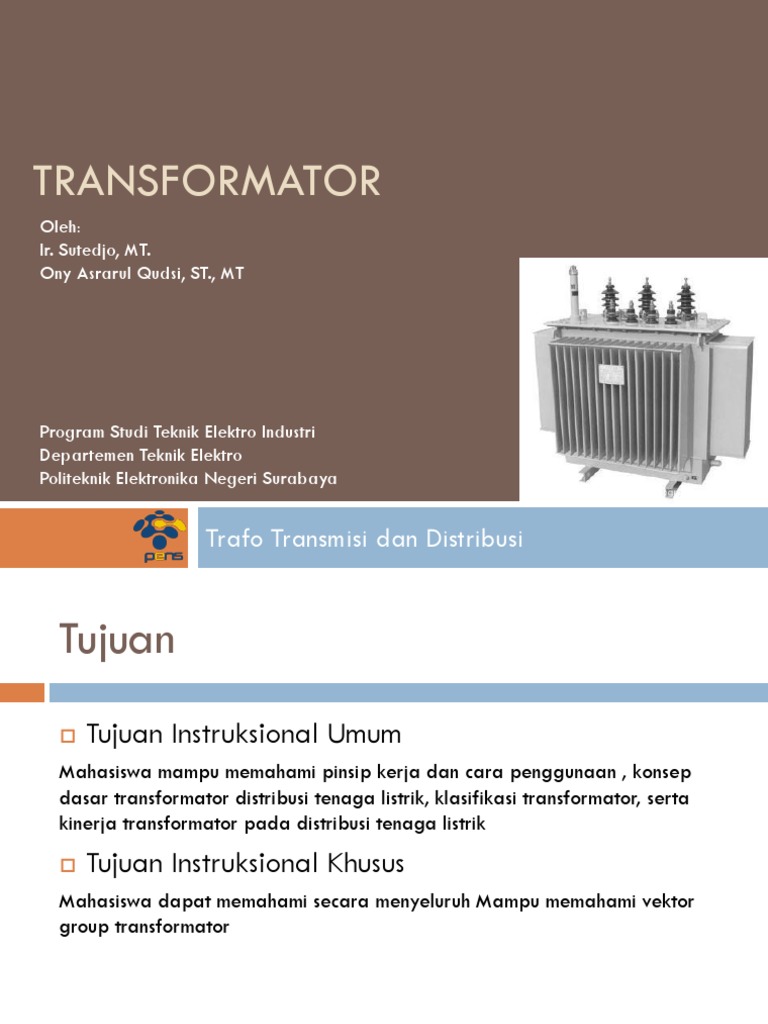 Transformator: Trafo Transmisi Dan Distribusi | PDF | Transformer ...