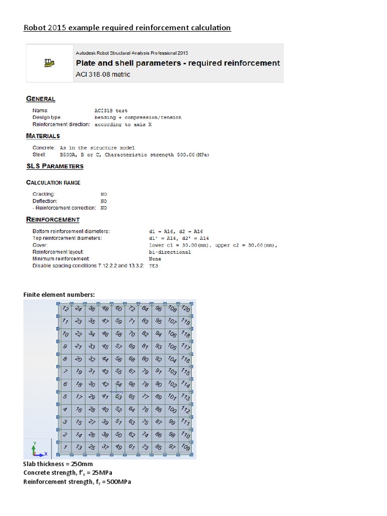 Example Required Reinforcement Calculation | PDF | Composite Material ...