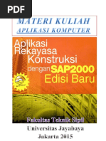 Modul Pengenalan Basic Software Sap 2000 (Shafa) | PDF