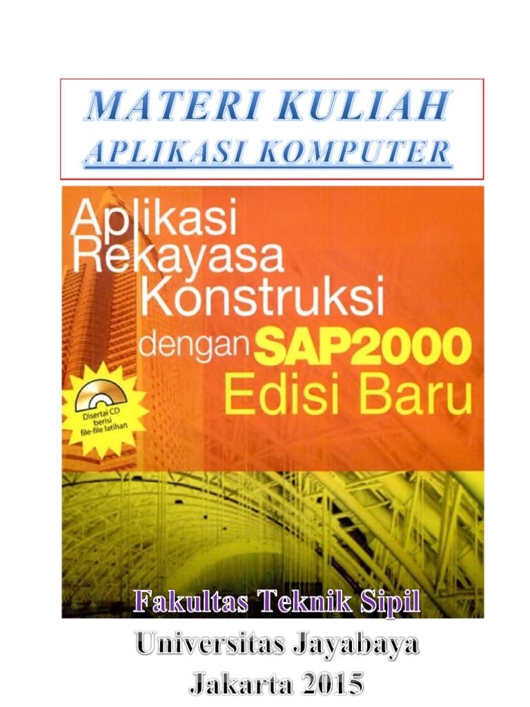 Microsoft Word - Materi Pendahuluan Sap2000 | PDF