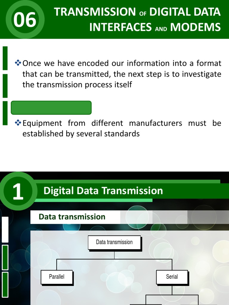Chapter 6 - INTERFACES AND MODEMS | PDF | Data Transmission | Modulation