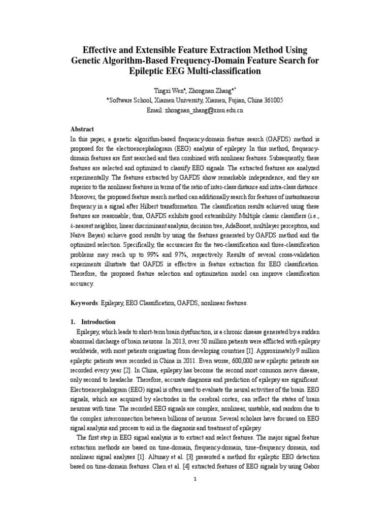 Effective and Extensible Feature Extraction Method Using Genetic ...