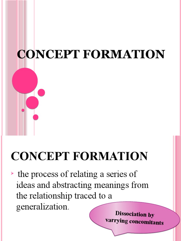 Concept Formation | PDF | Intelligence | Concept