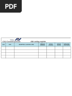Joint Measurement Record Template | PDF